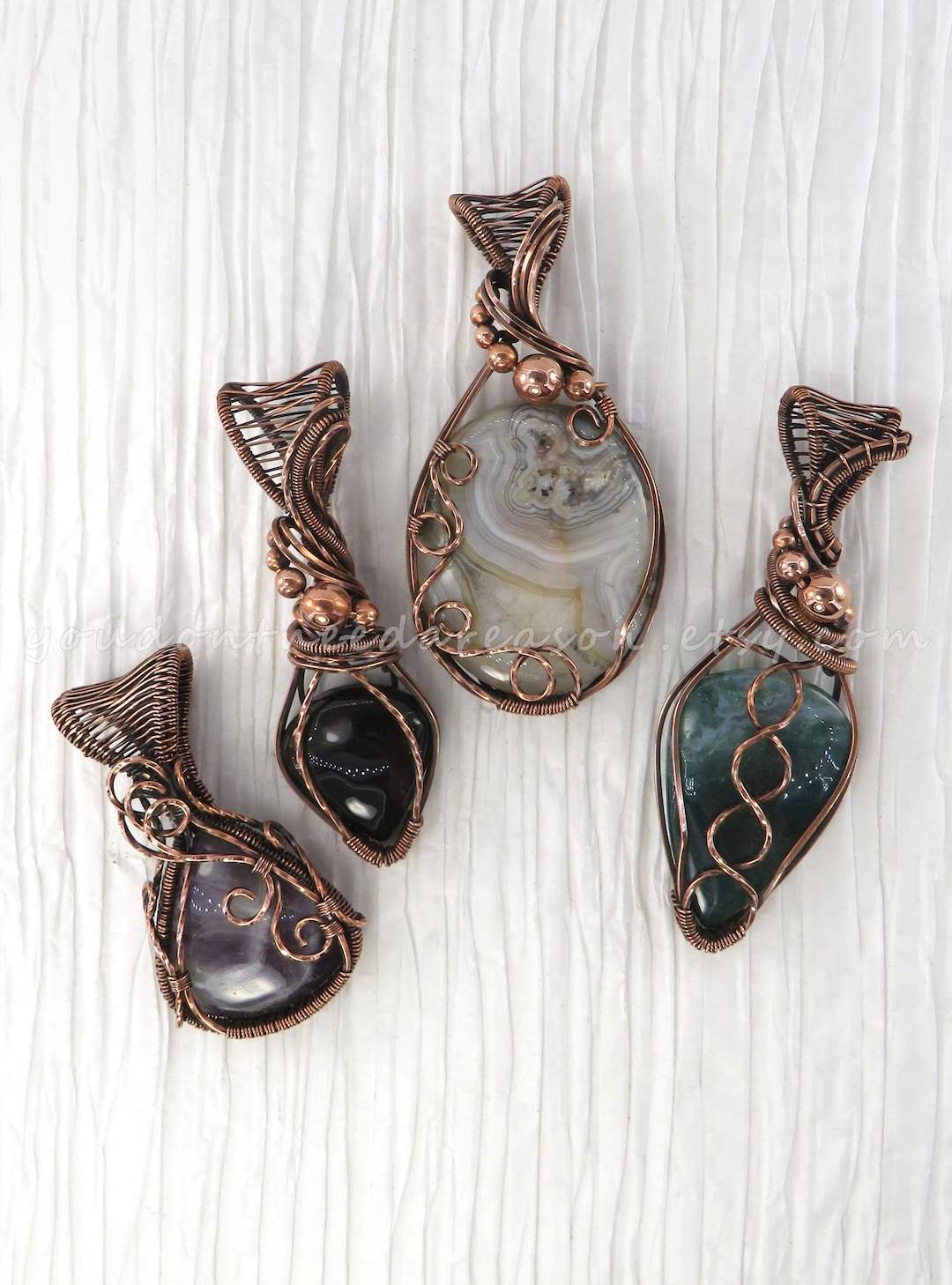 Handcrafted Pendant > Pick Your Favorite - Unique Antique Copper Wire ...