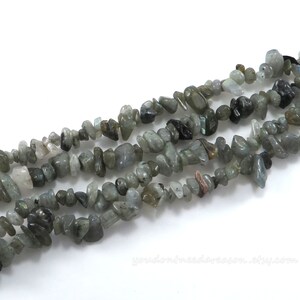 30 Strand of Natural Labradorite Chip Beads Natural Gemstone Chips ...