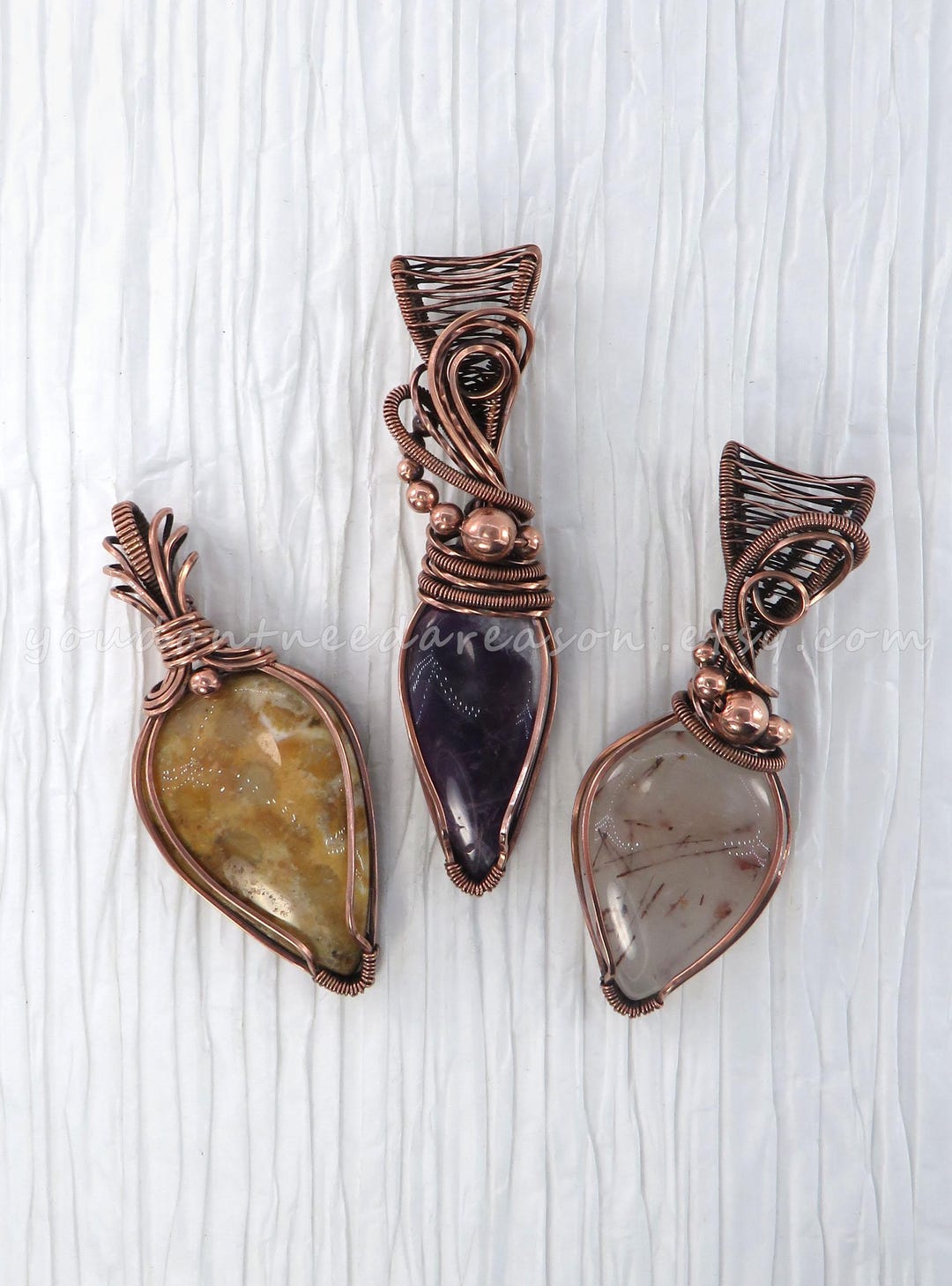 Handcrafted Pendant > Pick Your Favorite - Unique Antique Copper Wire ...