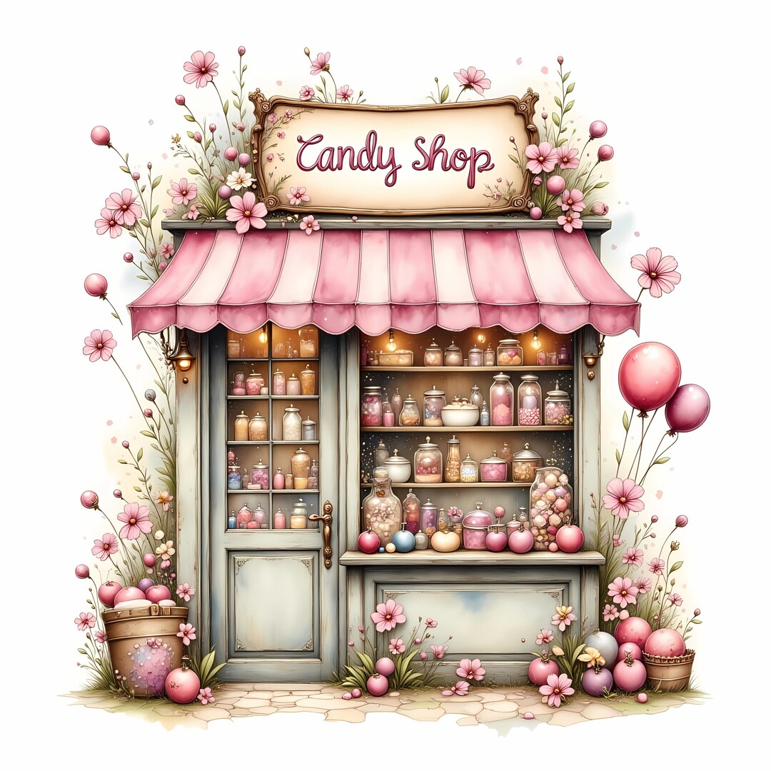 10 Candy Shop Clip Art, High Res Candy Shop Clipart, Whimsical ...