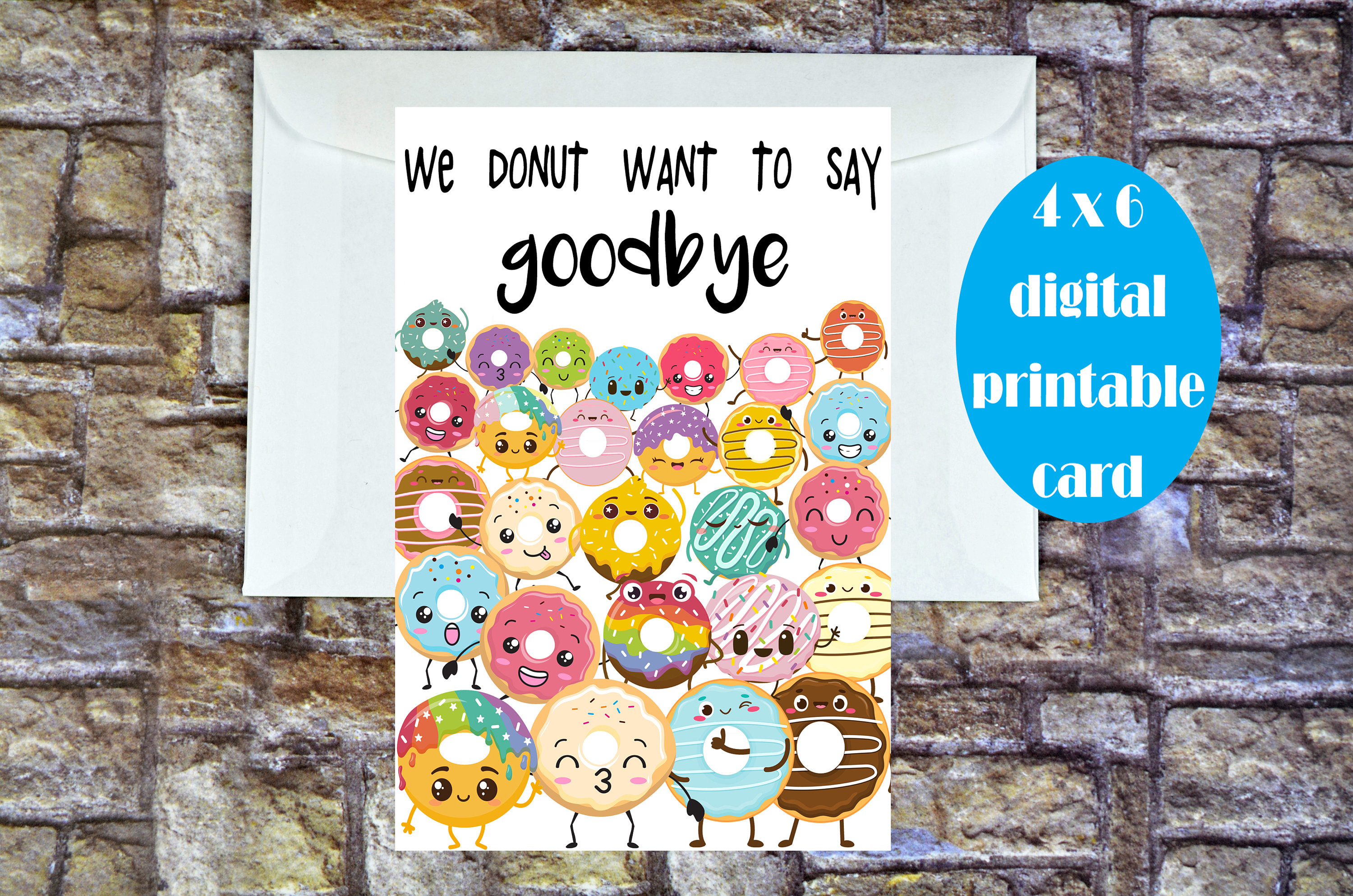 Instant Download Co Worker Goodbye Card, Funny Farewell Card, Funny ...
