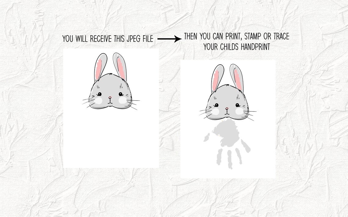 Printable Forest Animals Handprint Art Bundle, Day Care Keepsake ...