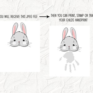 Printable Forest Animals Handprint Art Bundle, Day Care Keepsake ...