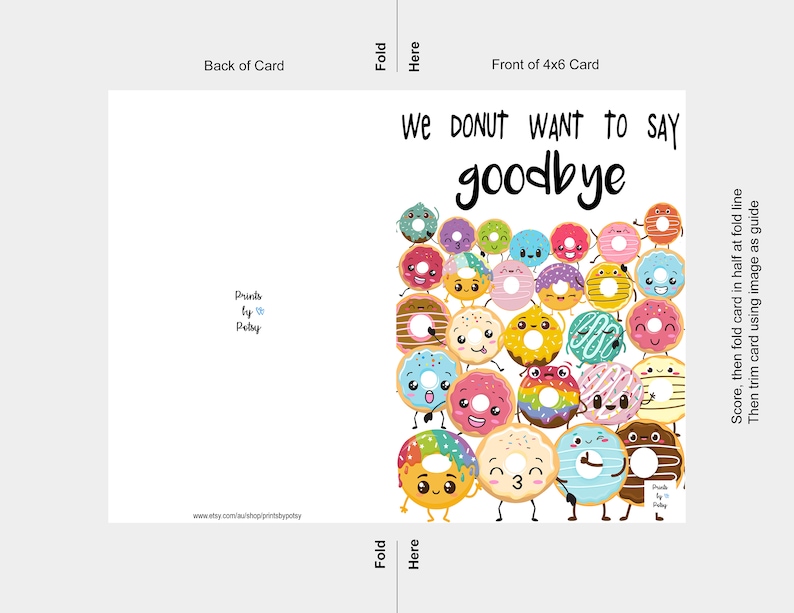 Instant Download Co Worker Goodbye Card, Funny Farewell Card, Funny ...
