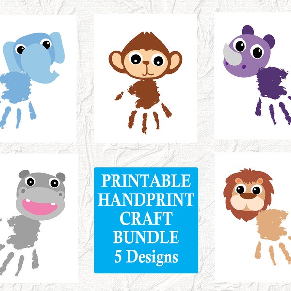 Handprint Art - Etsy