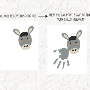 Farm Animals Handprint Art Bundle, Daycare Keepsake, Preschool Craft ...