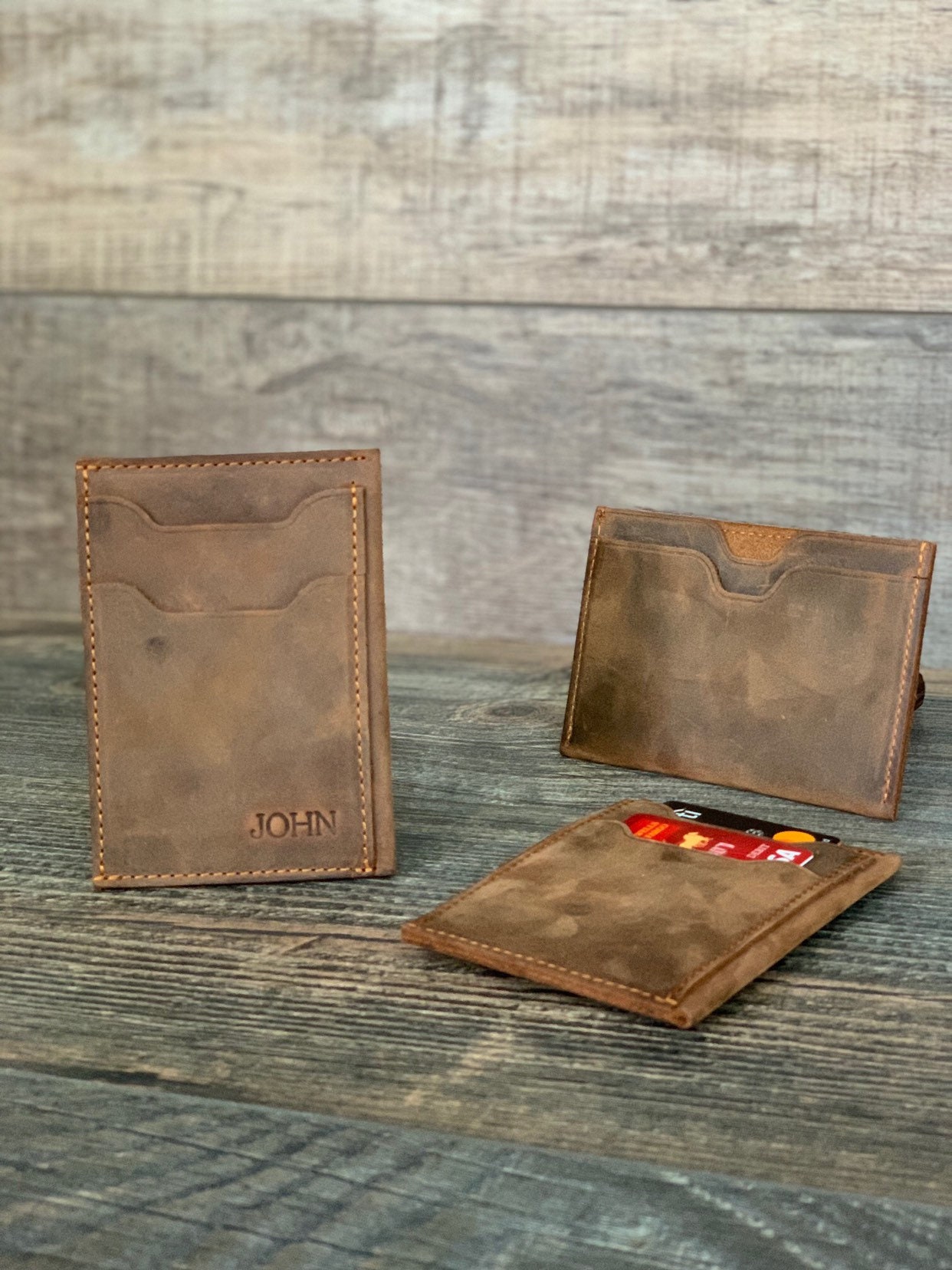 Leather WALLET MINIMALIST, Mens Leather Wallet, Wallet, Slim Leather ...