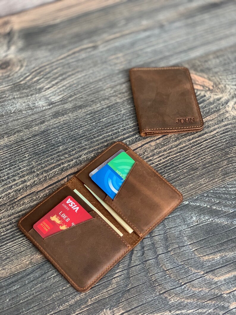MENS WALLET PERSONALIZED Leather Wallet Front Pocket Slim | Etsy MENS WALLET PERSONALIZED Leather Wallet Front Pocket Slim | Etsy