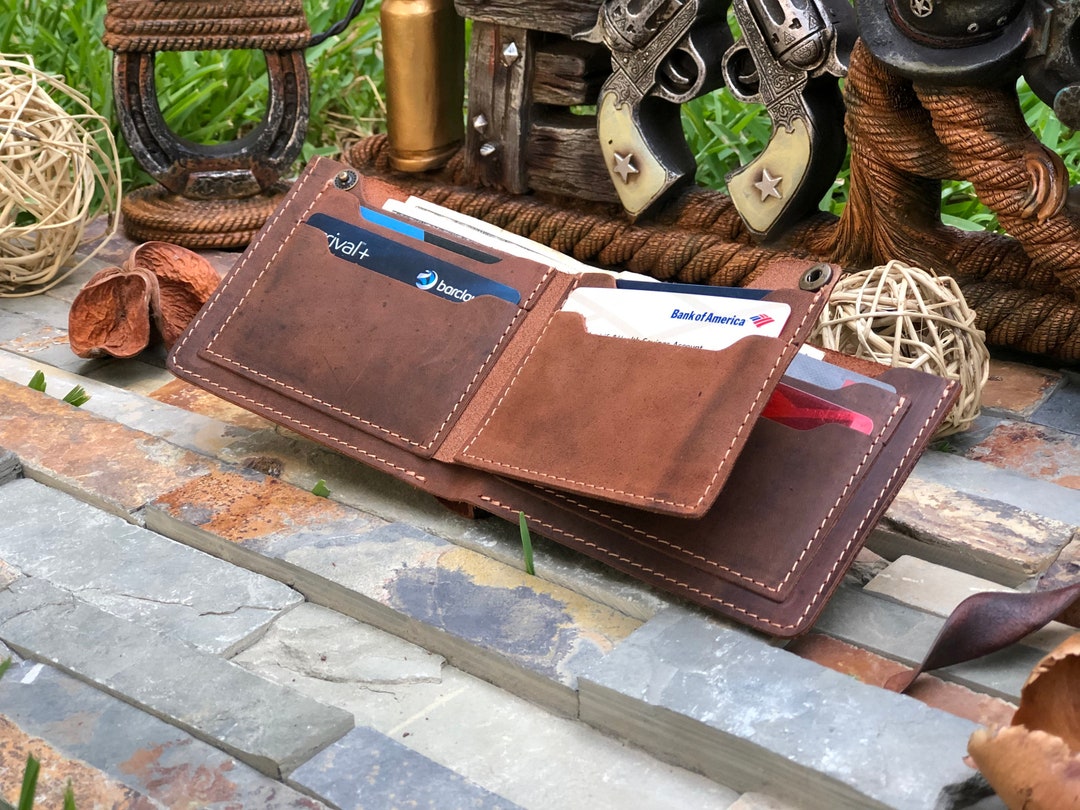 Man Leather Wallet•wallet•leather Wallet•minimalist Wallet•personalize ...