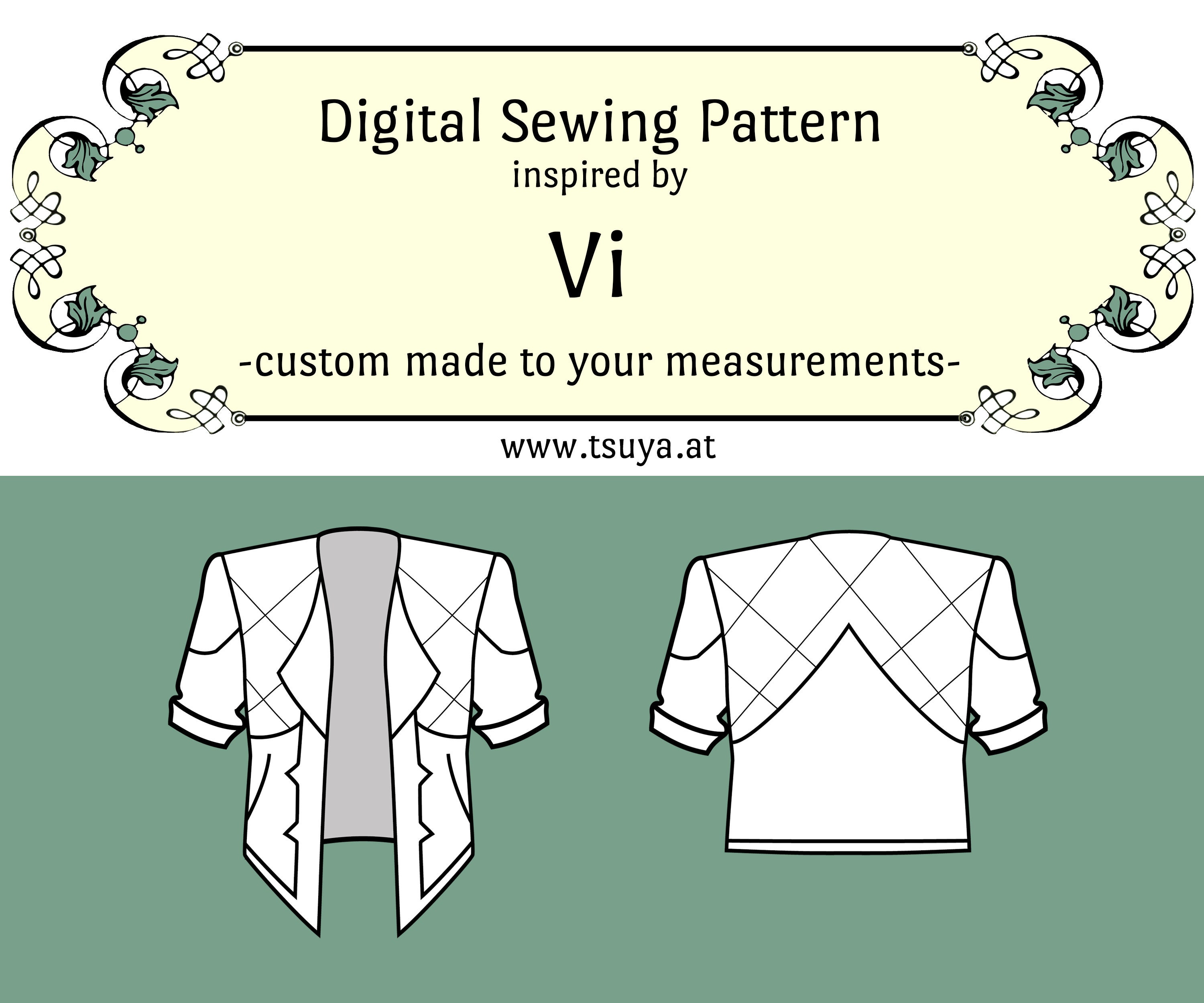 Arcane Vi Jacket (league of Legends) Inspired Sewing Pattern| PDF - Etsy