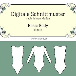 PDF | Basic Body Sewing Pattern | Custom Made to Your Measurements - Etsy