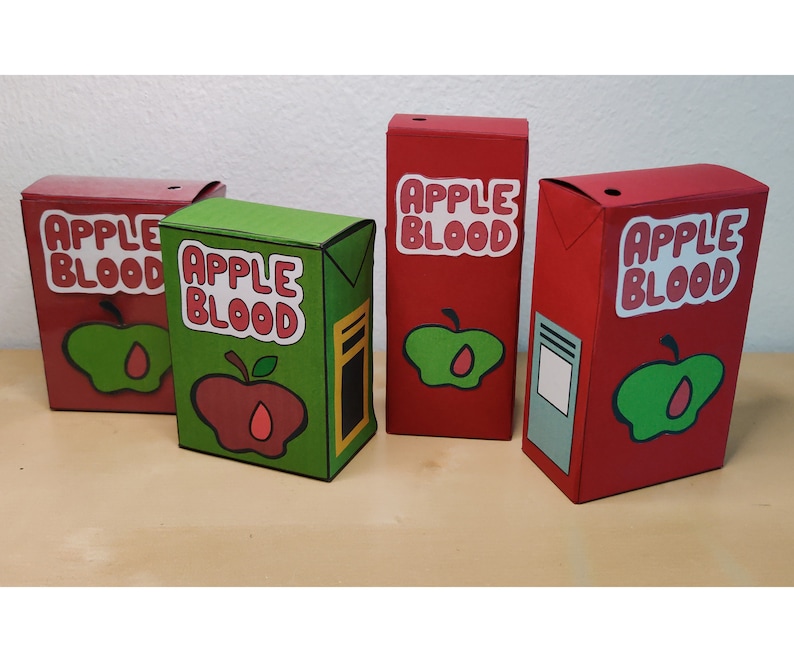 Apple Blood Juice Box the Owl House Digital Template 200 - Etsy Canada