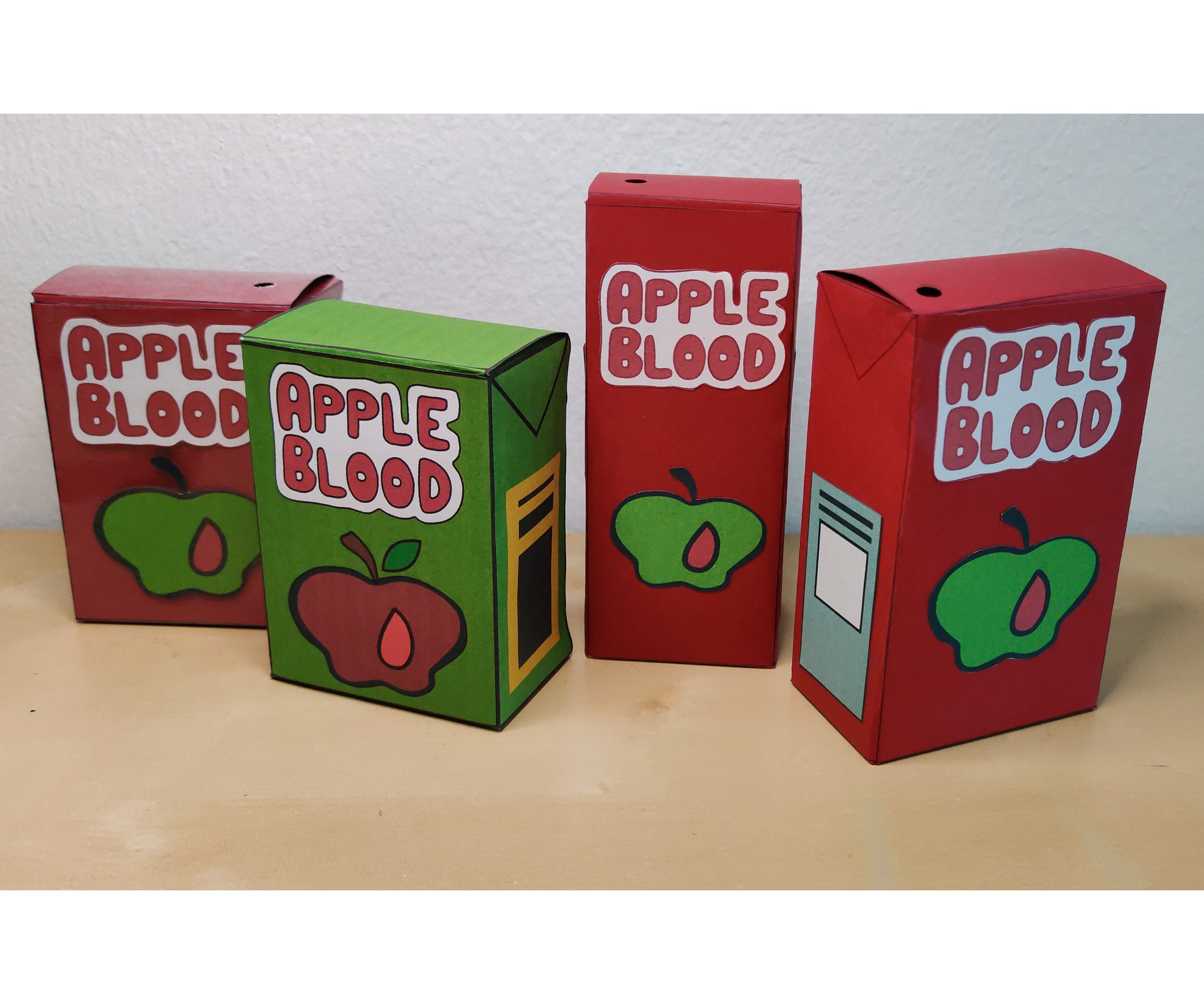 Apple Blood Juice Box (the Owl House) Digital Template | 200 Ml, 6 Oz ...