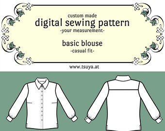 PDF Basic Catsuit Sewing Pattern Custom Made to Your - Etsy