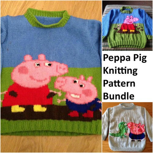 Peppa Pig Knitting Pattern - Etsy