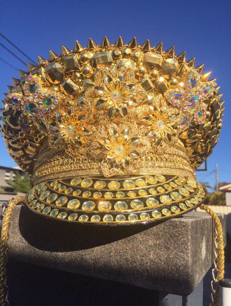 Gold Royale- Festival Captain Hat - Etsy