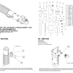 Expiated (darth Vader Rotj) 3D Printed Lightsaber Kit - Etsy