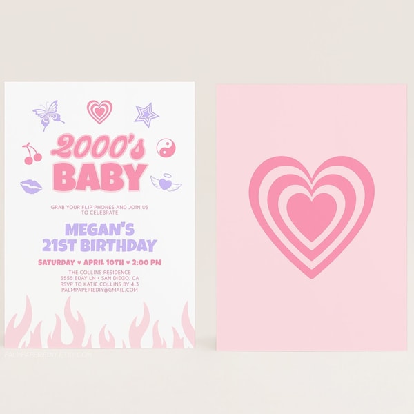Late Birthday Party Invitation - Etsy