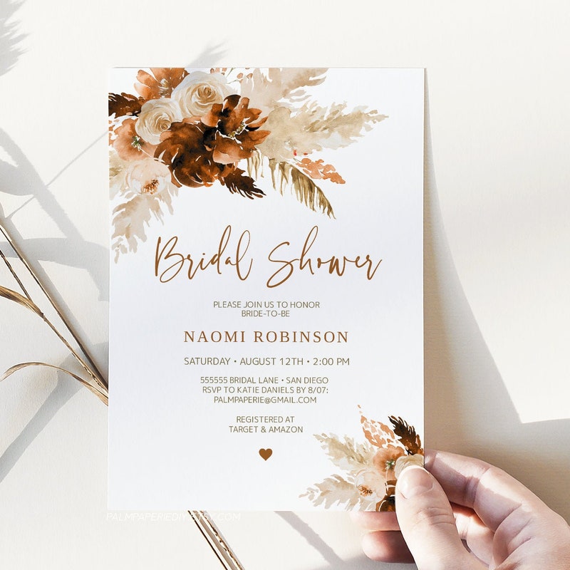 Bohemian Invite - Etsy