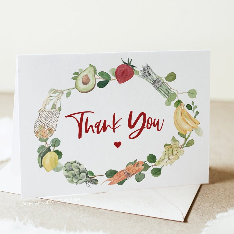 Fruit Card - Etsy