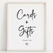 Cards and Gifts Sign Digital Download Party Signage - Etsy