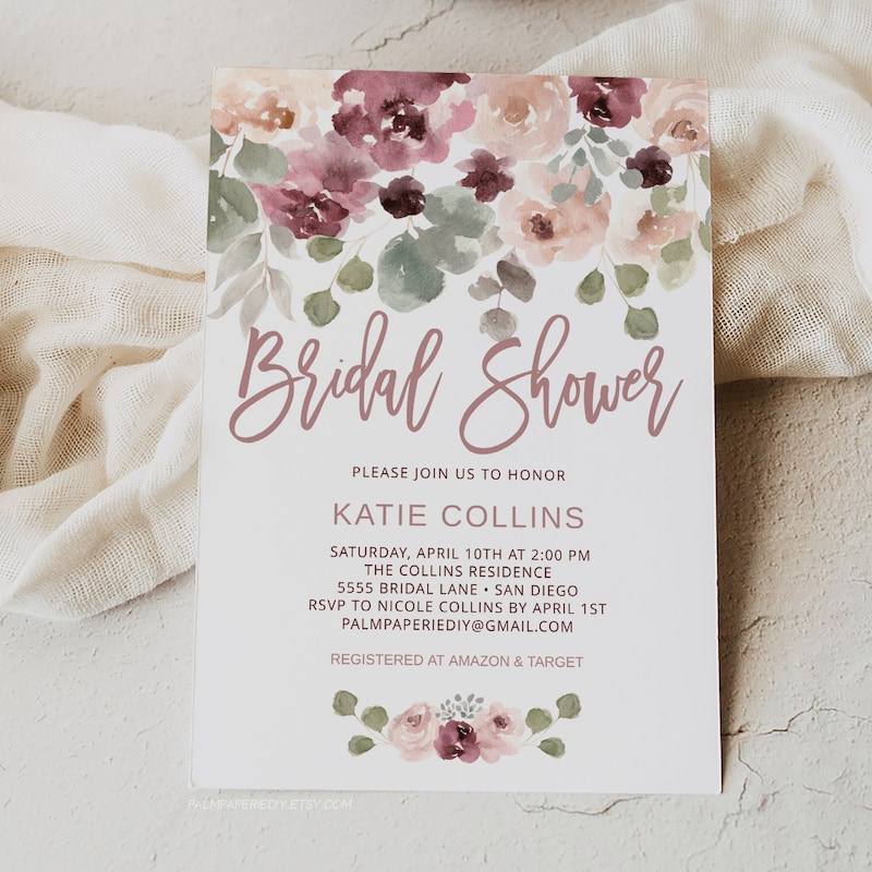 Roses Bridal Shower - Etsy