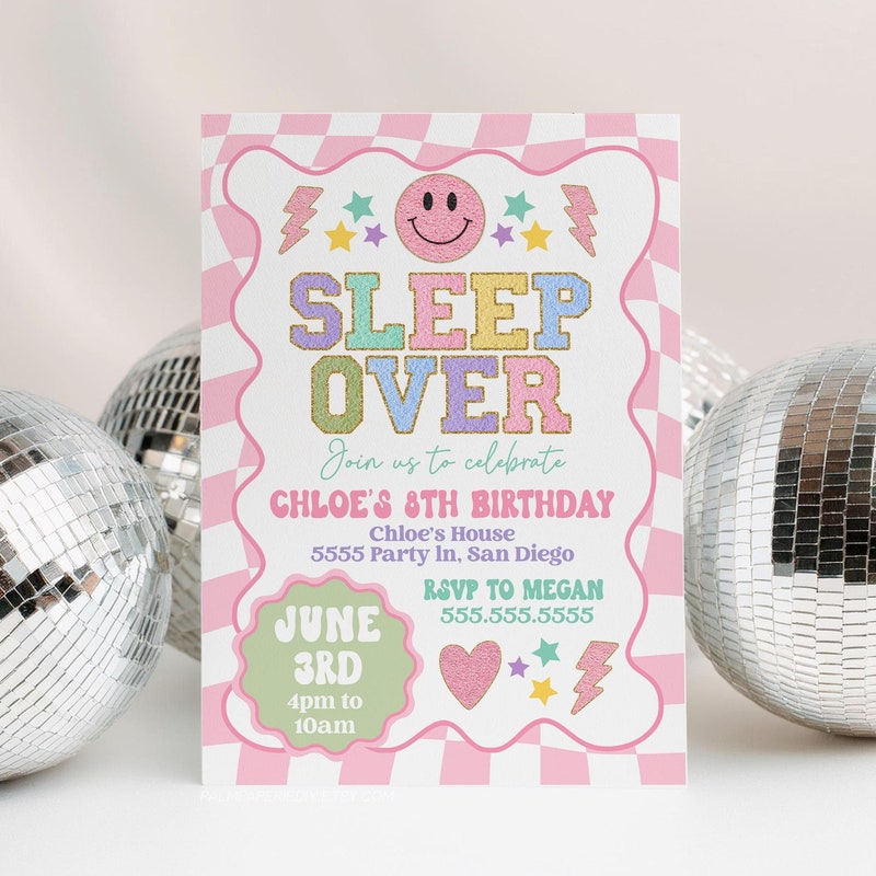 Preppy Girls Sleepover - Etsy