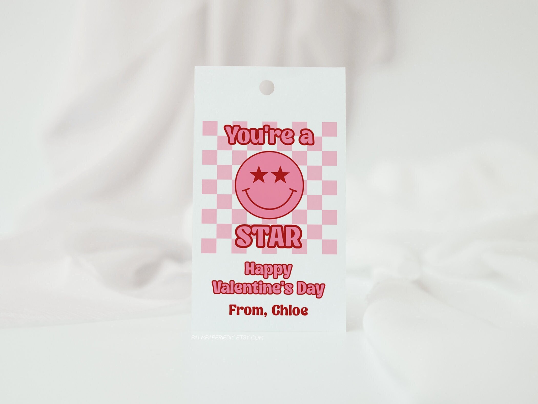 Classroom Valentine From Girl, Youre a Star, Printable Valentines Day ...