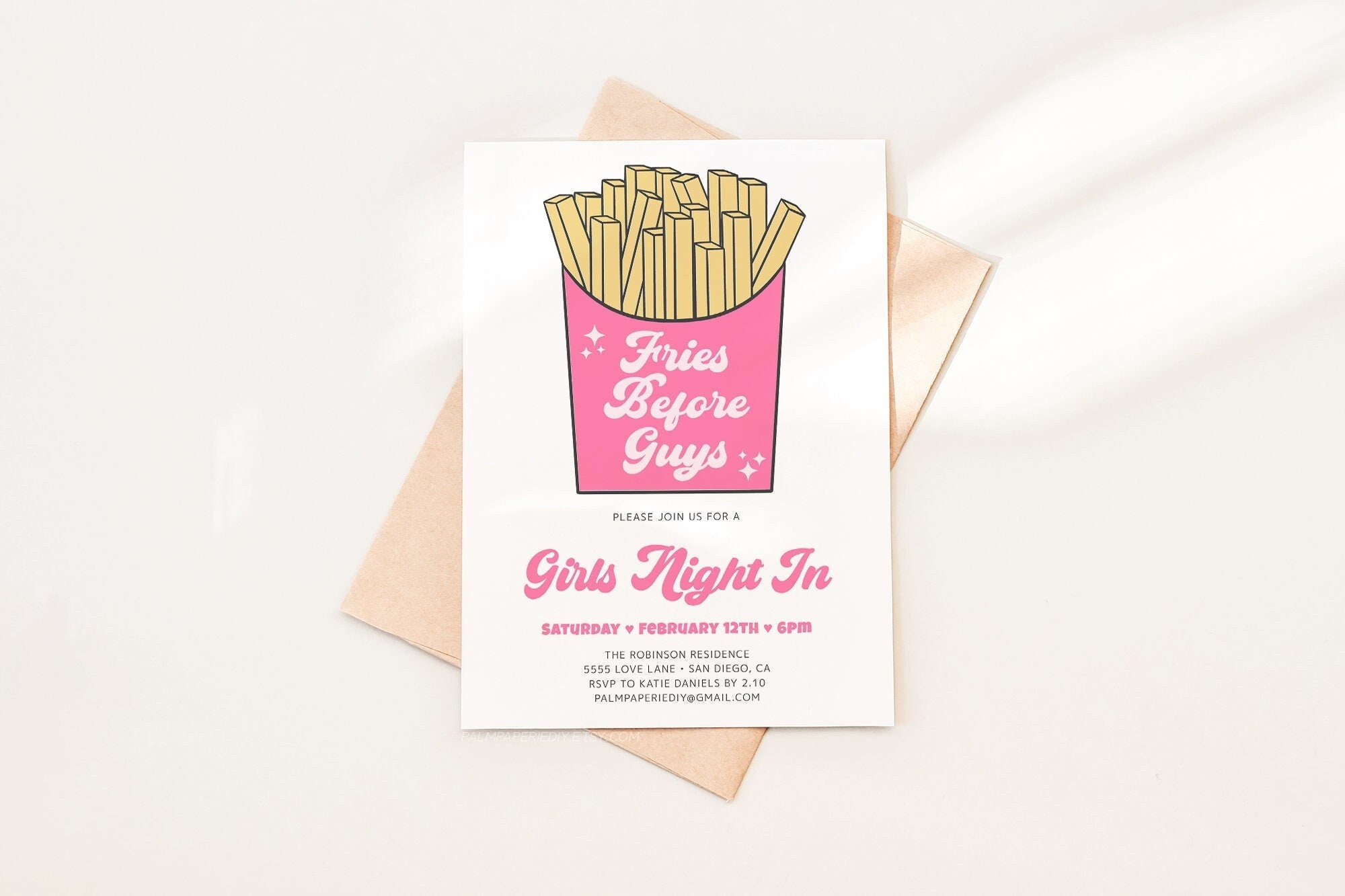 Girls Night Invitation Editable Template Ladies Night Out | Etsy