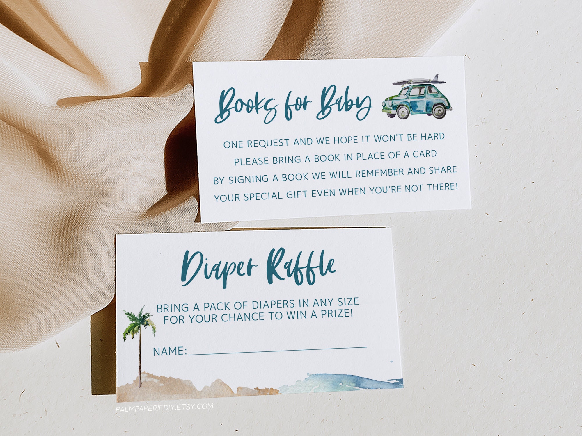Baby on Board Baby Shower Diaper Raffle Books for Baby - Etsy