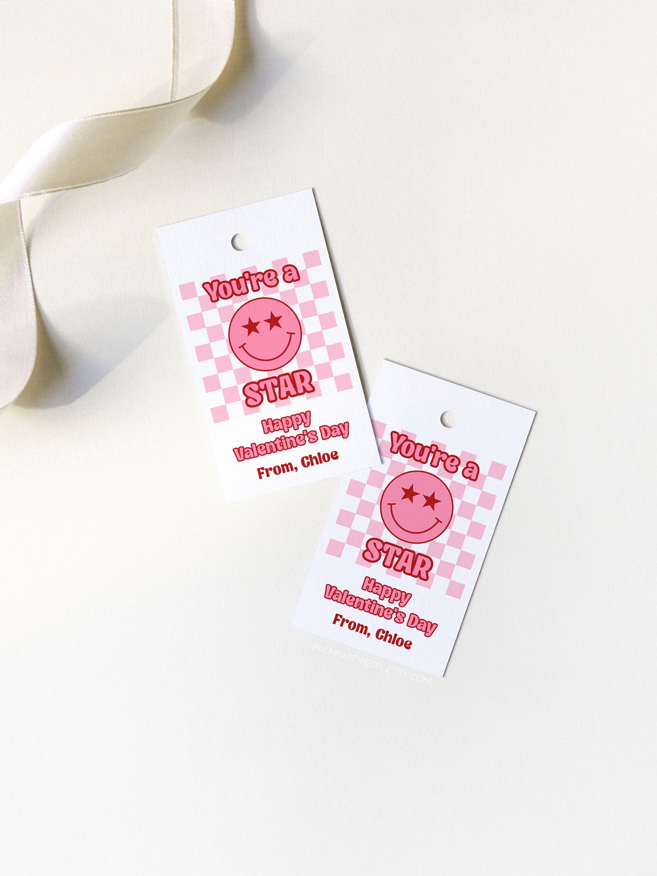 Classroom Valentine From Girl, Youre a Star, Printable Valentines Day ...