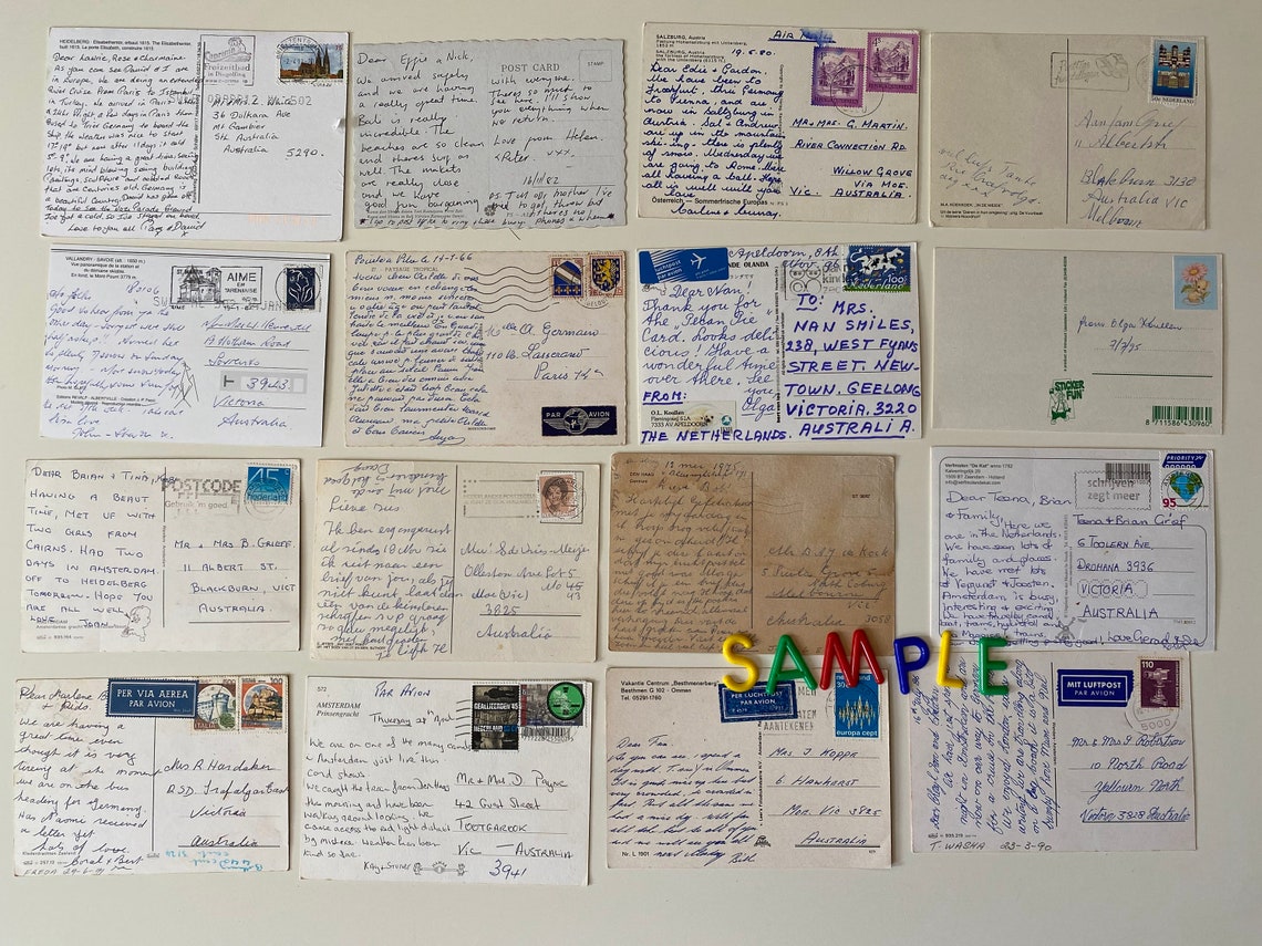 Vintage 1970s - 2000s Postcard Sets (10, 25 or 50) - Unused or Written ...