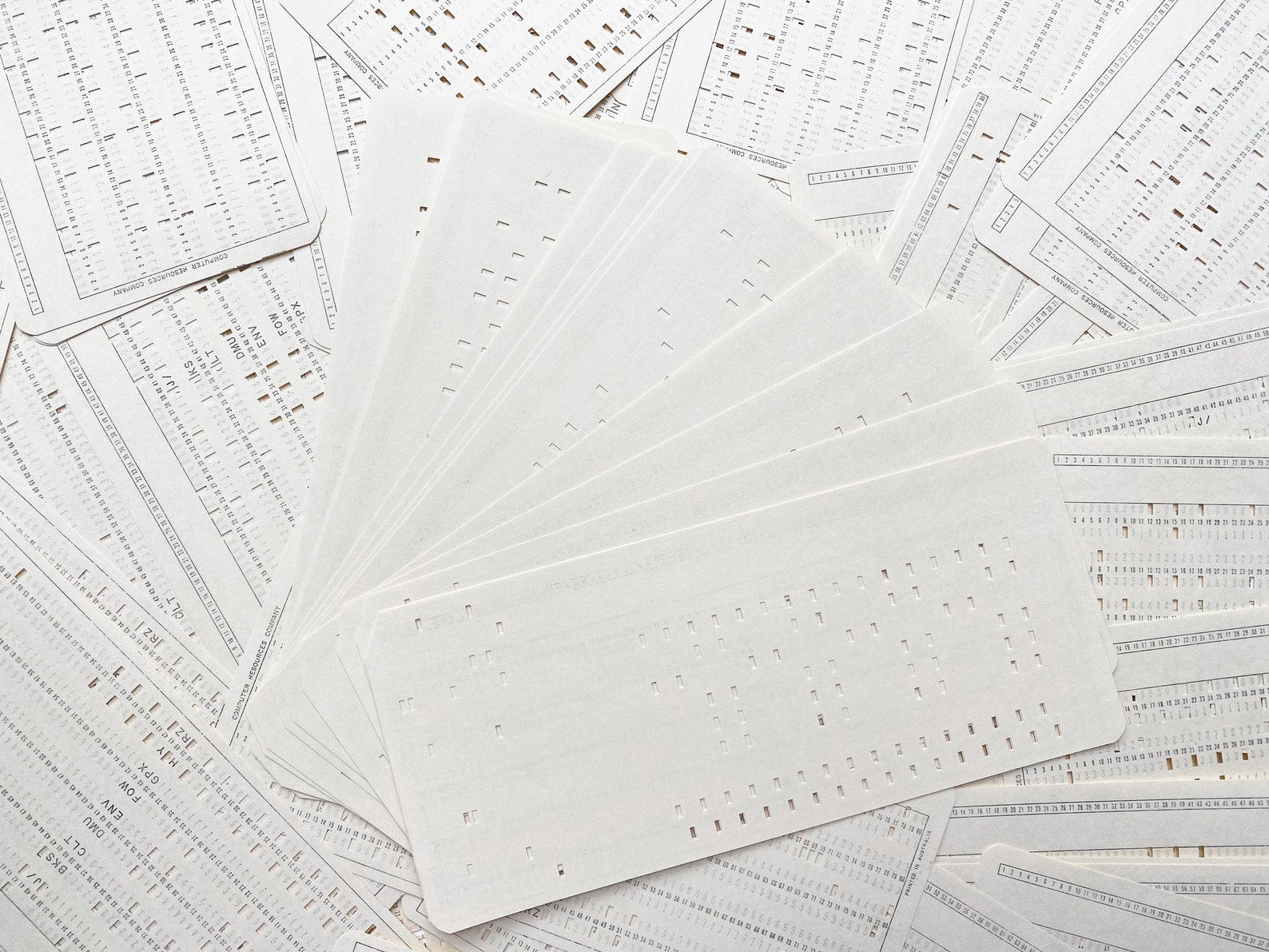 Vintage Computer Punch Cards | Ephemera, Snail Mails, Junk Journals ...