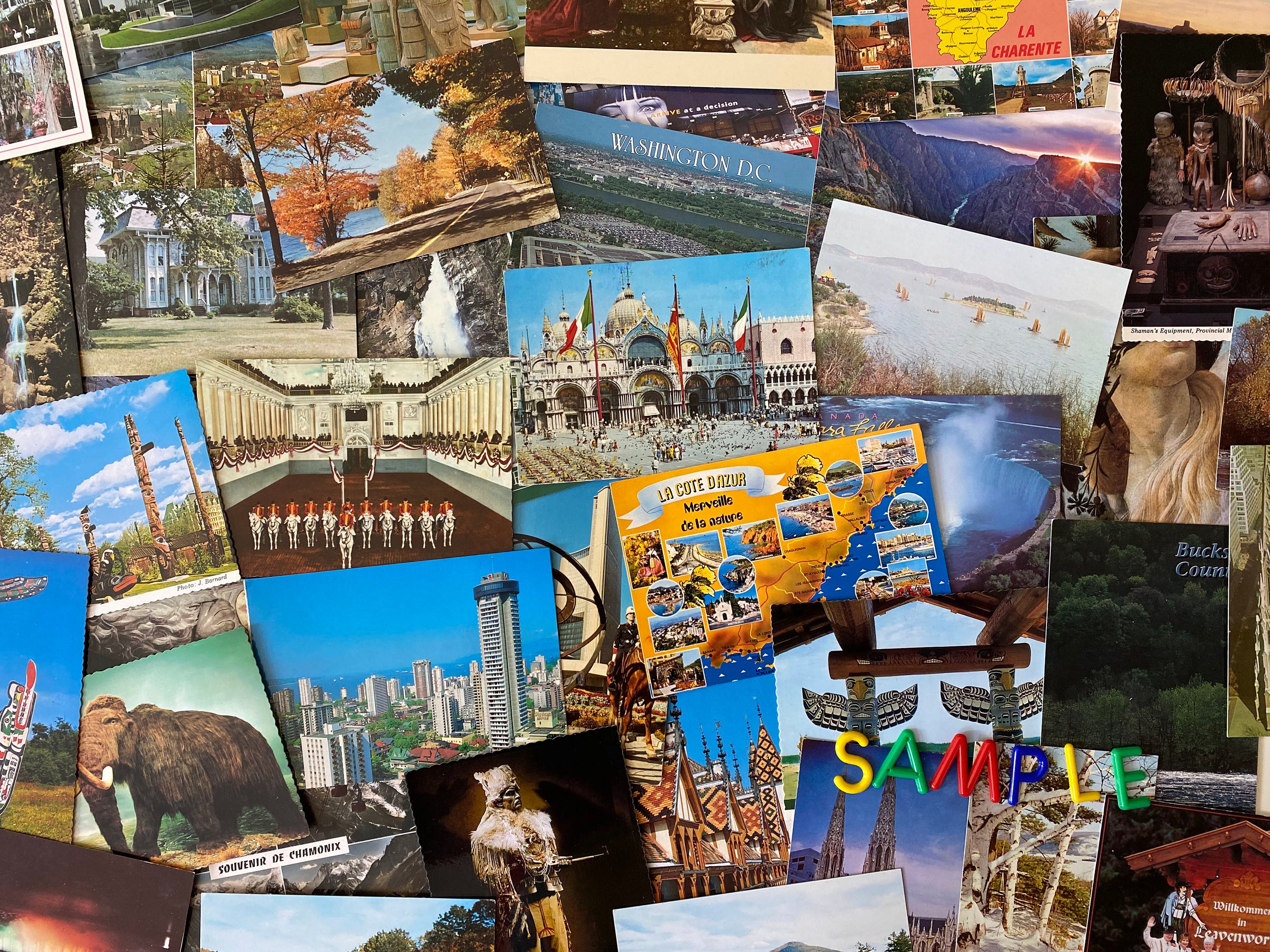 Vintage 1970s - 2000s Postcard Sets (10, 25 or 50) - Unused or Written ...