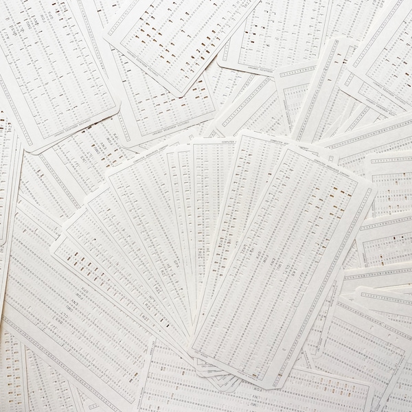 Punch Cards - Etsy
