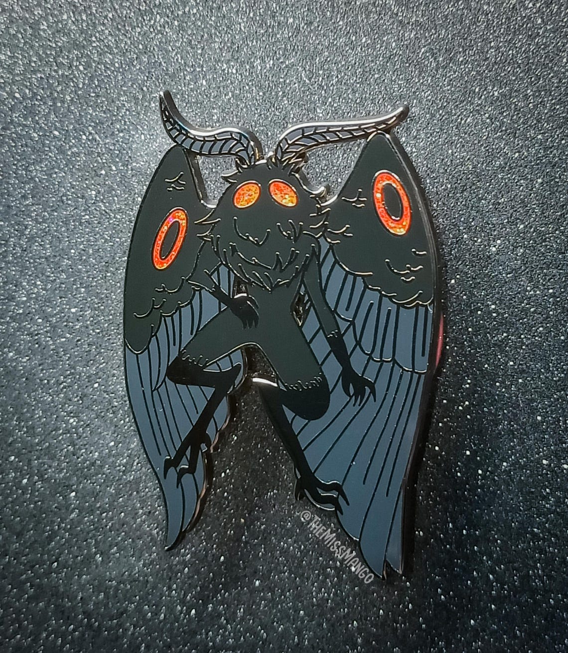 Mothman Enamel Pin - Etsy