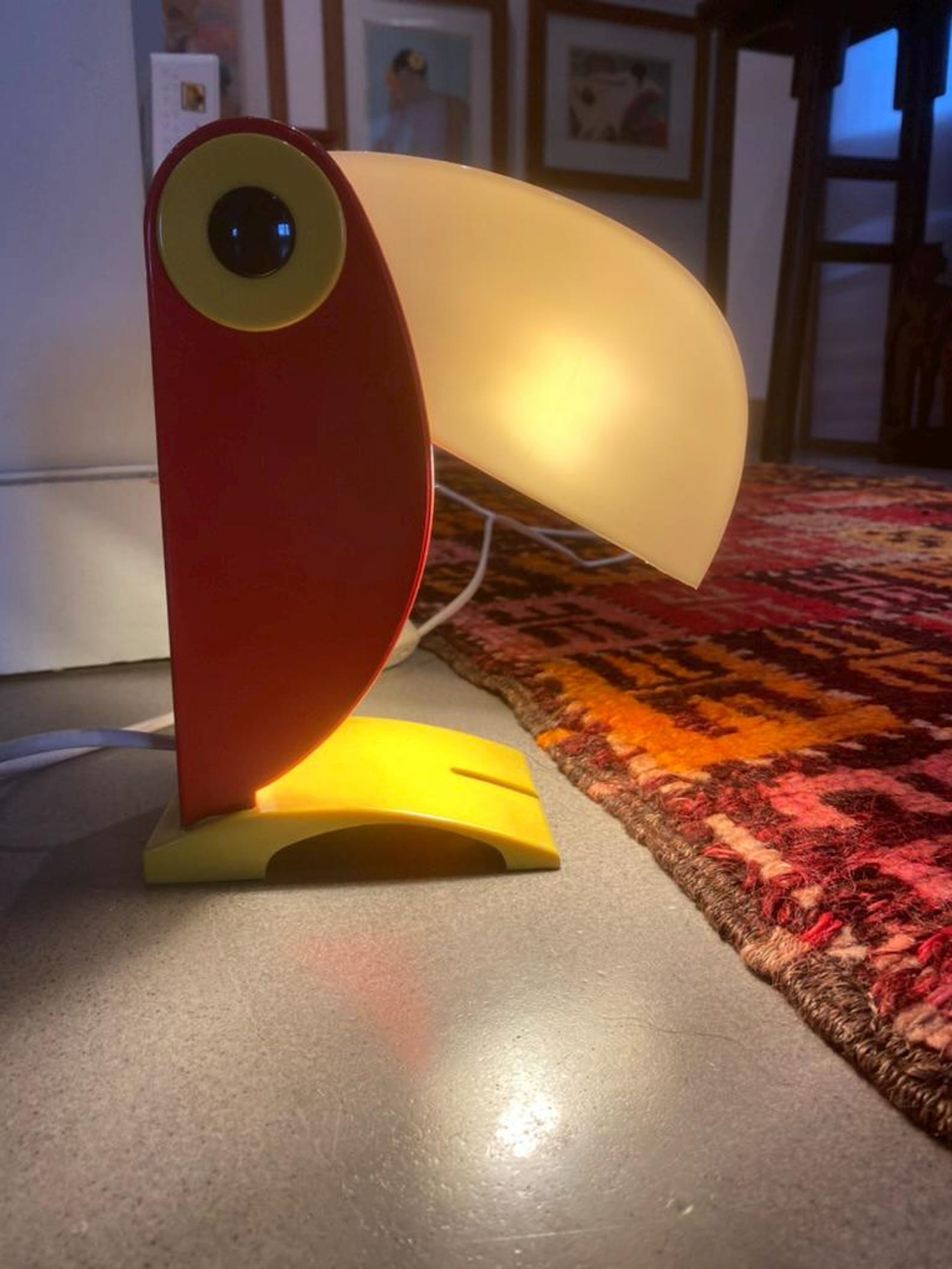 Vintage Original TOUCAN Lamp in Great Condition- Italy- FERRARI - 1960 ...