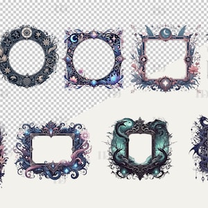 Mystical Fantasy Clipart Frames, Fantasy Frames, Frames Fantasy ...