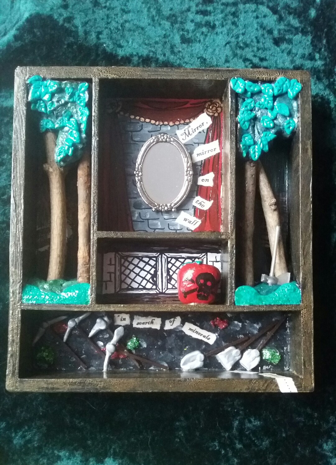 Mirror Mirror Snow White Miniature Art Tray - Etsy