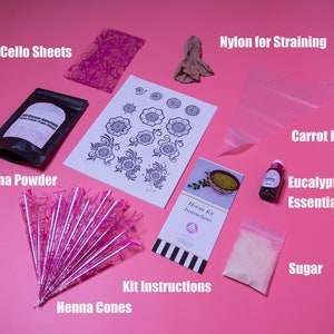 Henna Kit , DIY DELUXE - Etsy