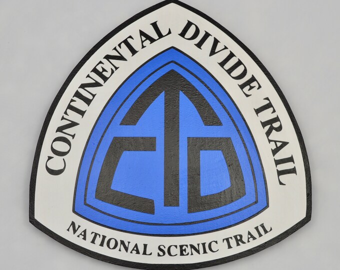 Continental Divide Trail Hiking Hand Painted Wood Wall Decor Sign ...