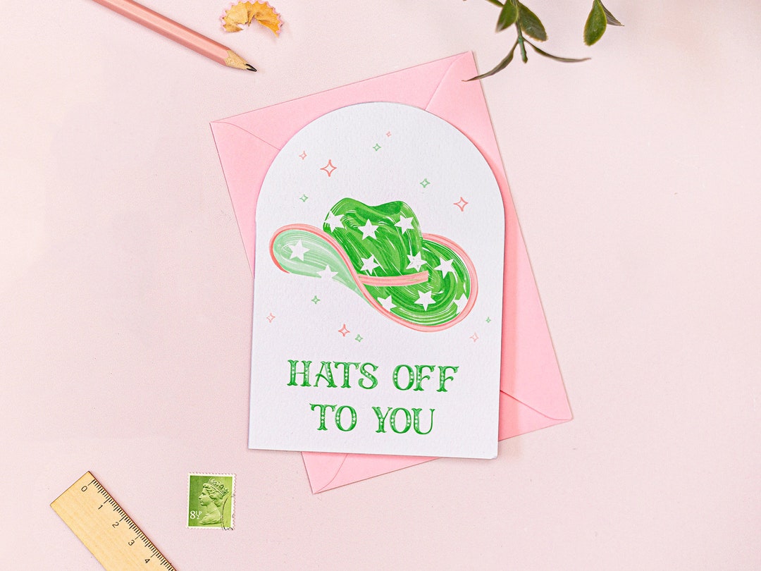 Western Cowboy Congratulations Card: Funny Graduation 'hats Off ...