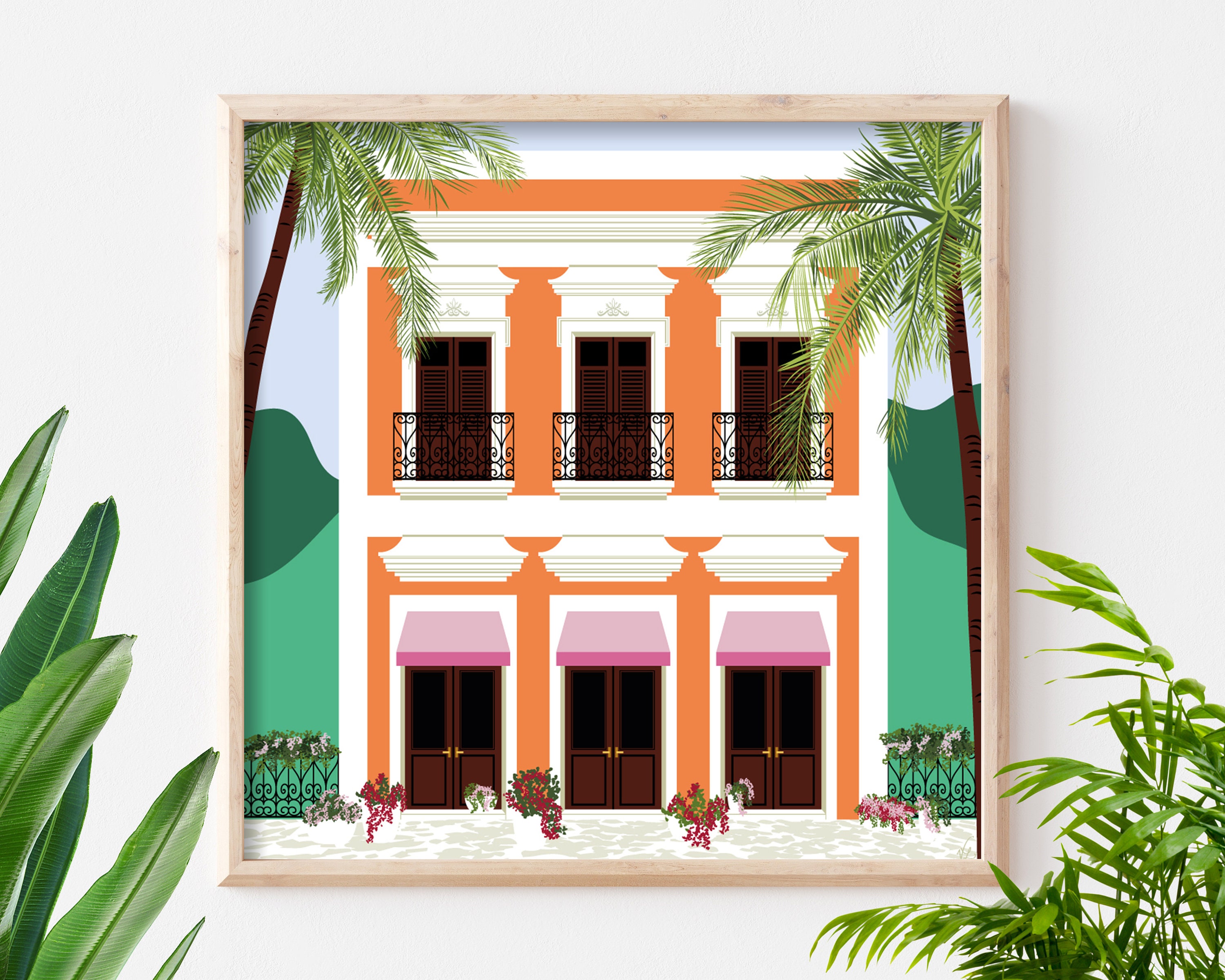 Puerto Rico Wall Art Puerto Rico Art Puerto Rico Gift | Etsy