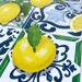 Lemons Poster, Lemon Art Print, Lemon Wall Art, Lemons and Tiles Art ...