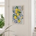 Lemons Poster, Lemon Art Print, Lemon Wall Art, Lemons and Tiles Art ...