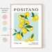 Positano Lemon Art Print, Italy Fruit Market Art, Positano Wall Art ...