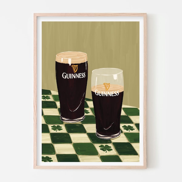 Guinness Wall Art - Etsy UK