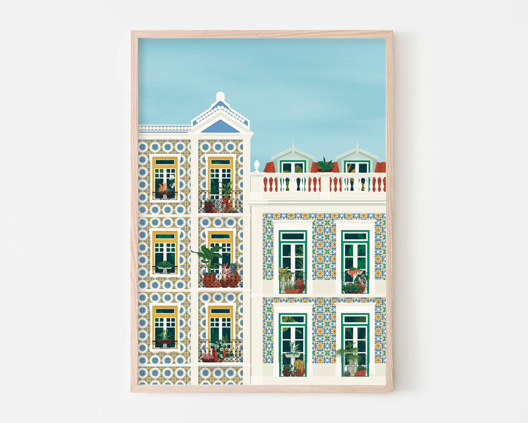 Lisbon Art Portugal Poster Lisbon Wall Art Portugal Wall - Etsy