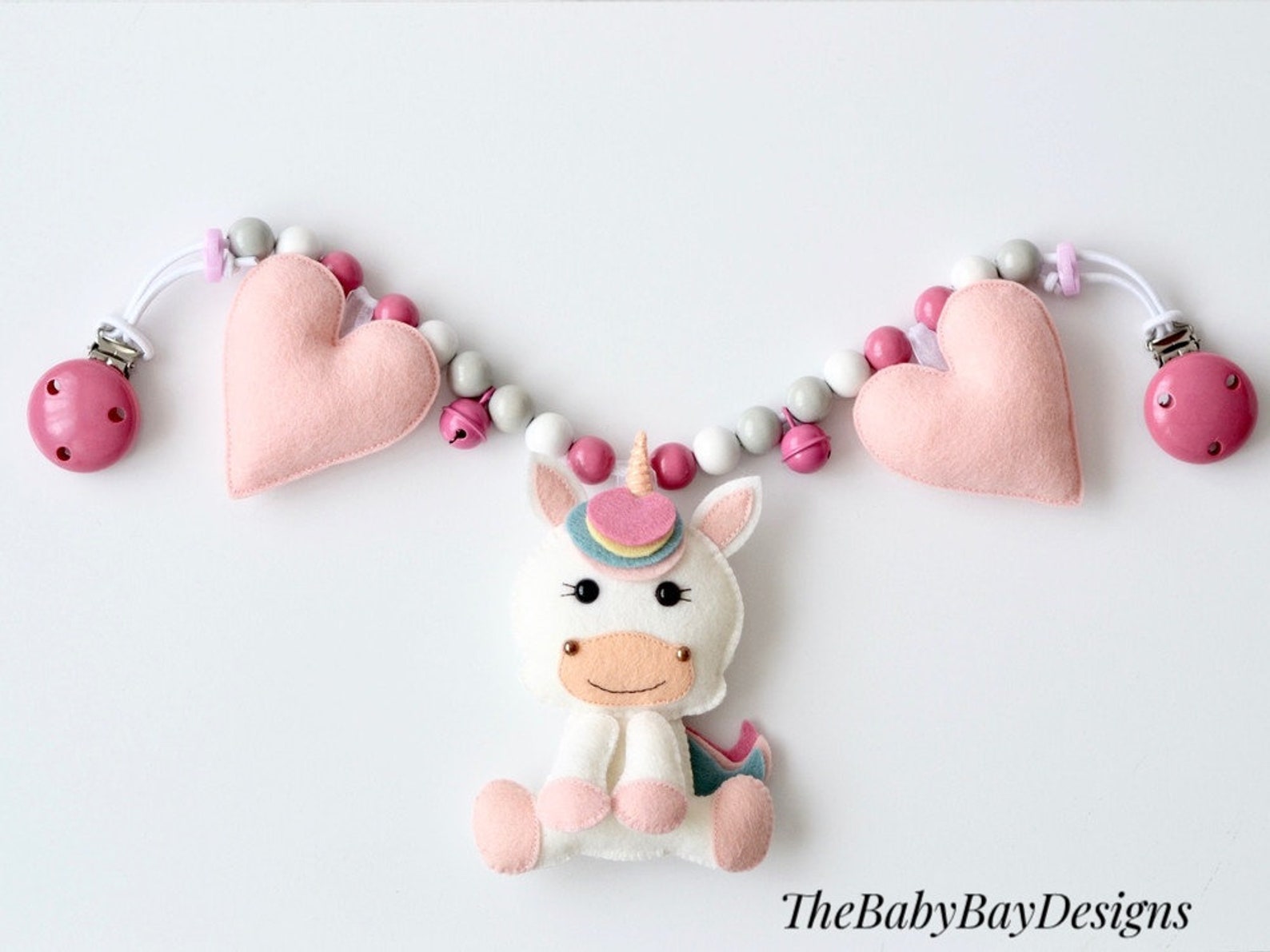 Stroller Chain From 100% Wool Felt - Etsy