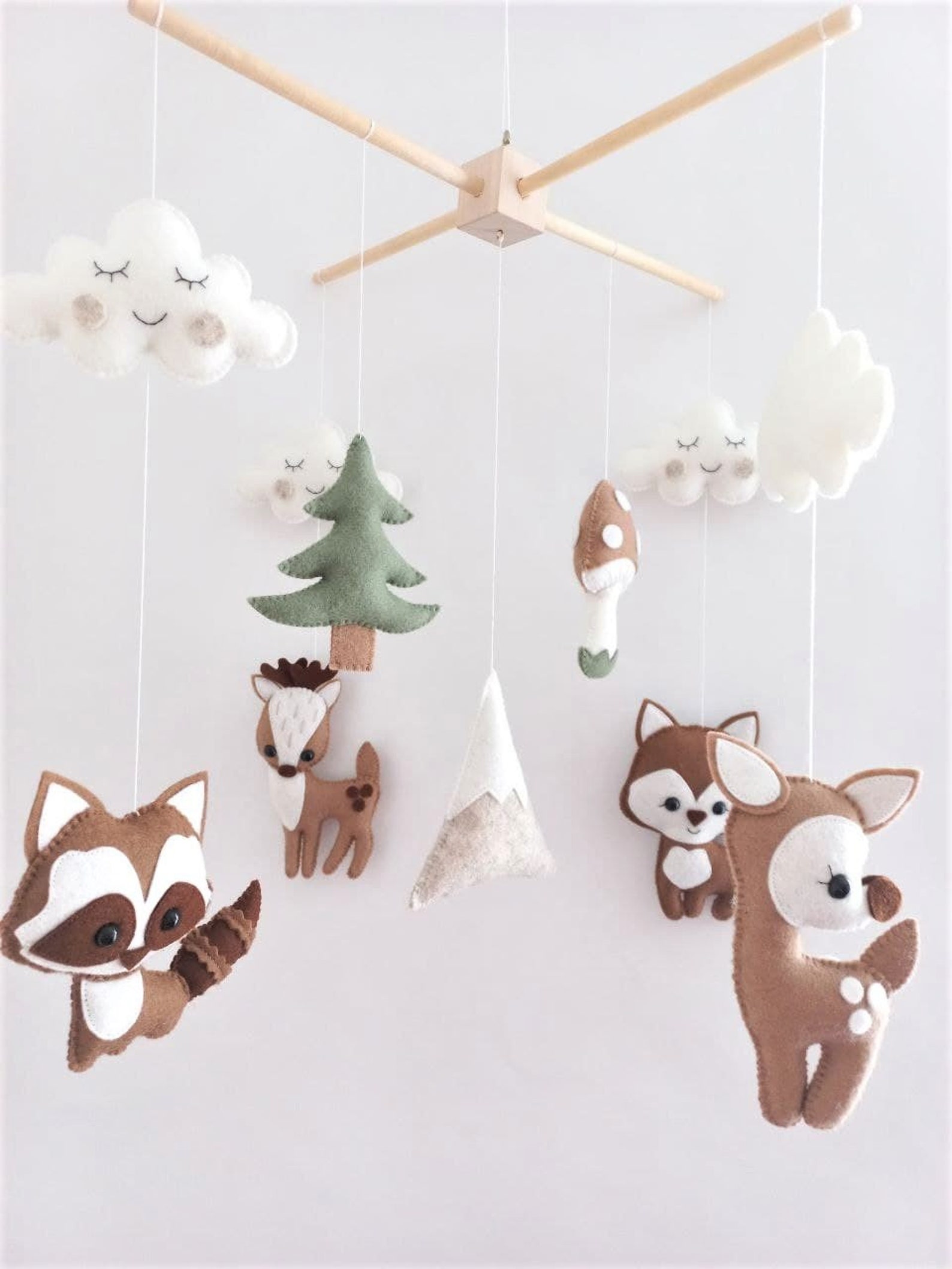 Baby Mobile forest Animals. Baby Mobile Baby - Etsy